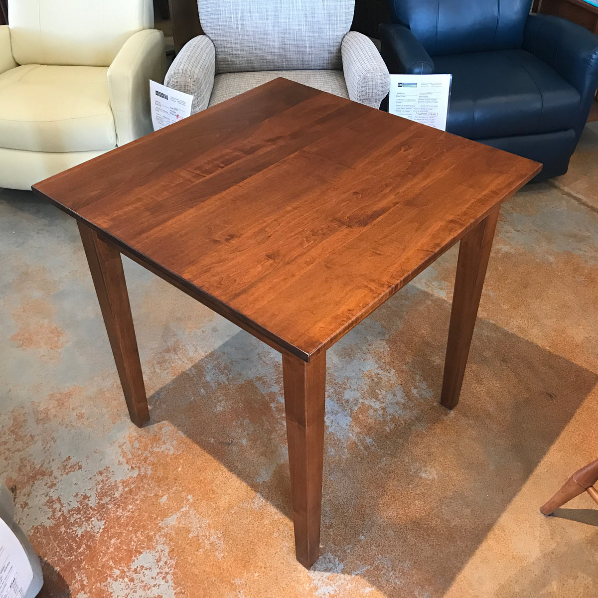 Maple Dining Table 30" x 30" x 30" - Showroom Model Dining Table ...