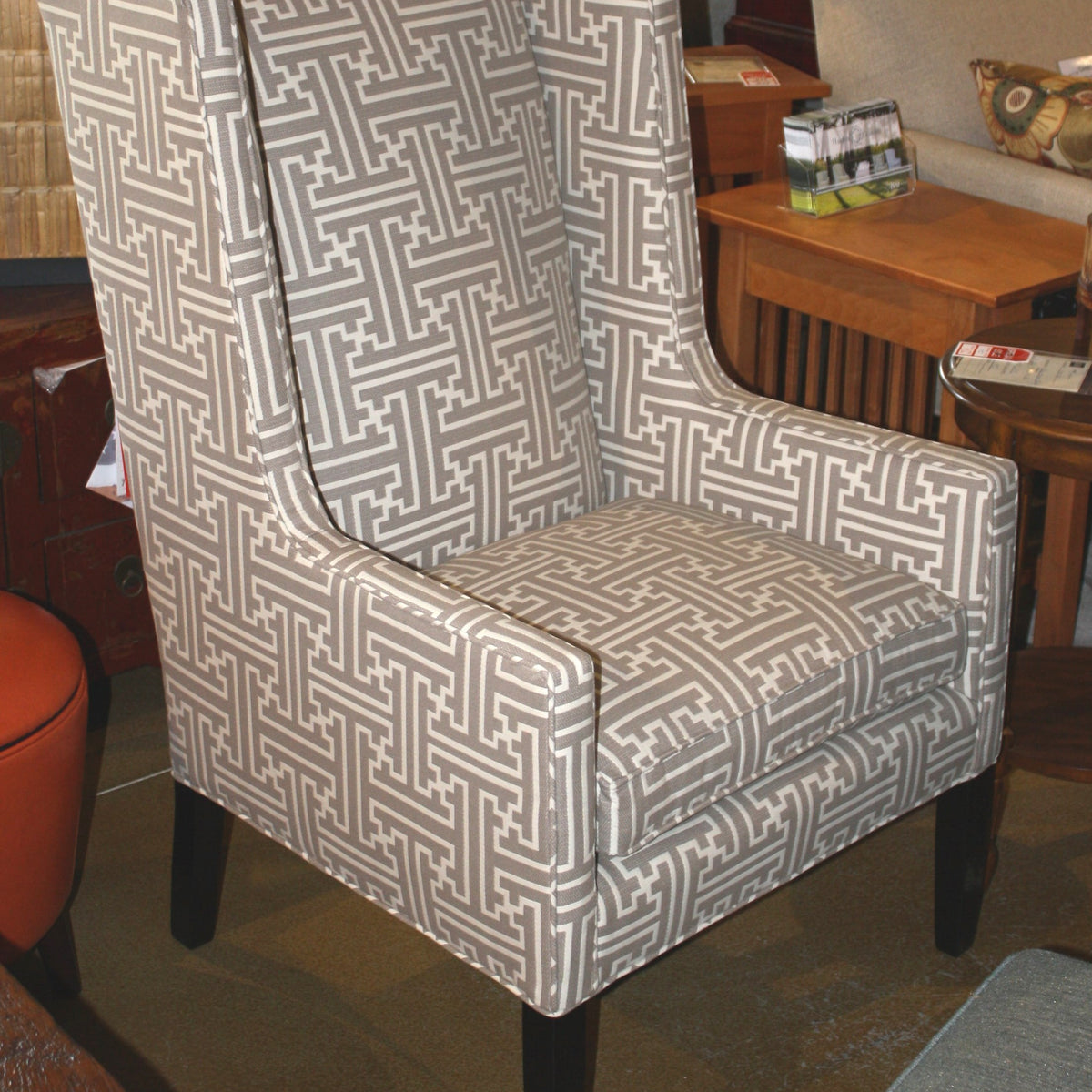Arabella Modern Wingback Chair - Showroom Model – Endicott Home Furnishings